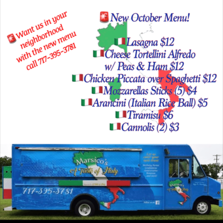 Indian Creek | Marsico's "Taste of Italy" Food Truck - Indian Creek
